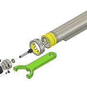 CNC Buffer Tube with bayonet mount and 8 positions for buttstock | CNC ...